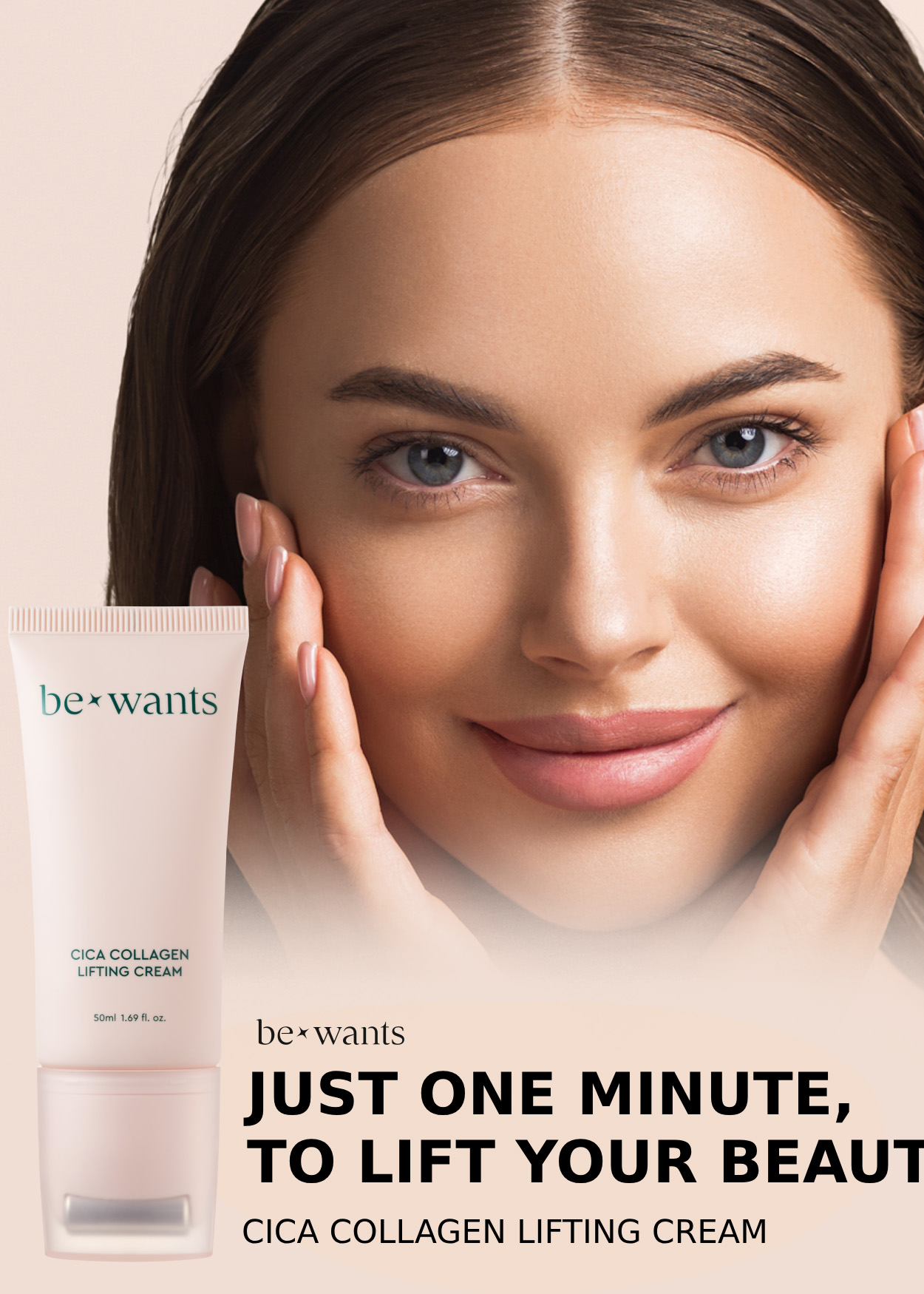 Bewants Cica Collagen Lifting Cream - Neck and décolleté wrinkle care ...